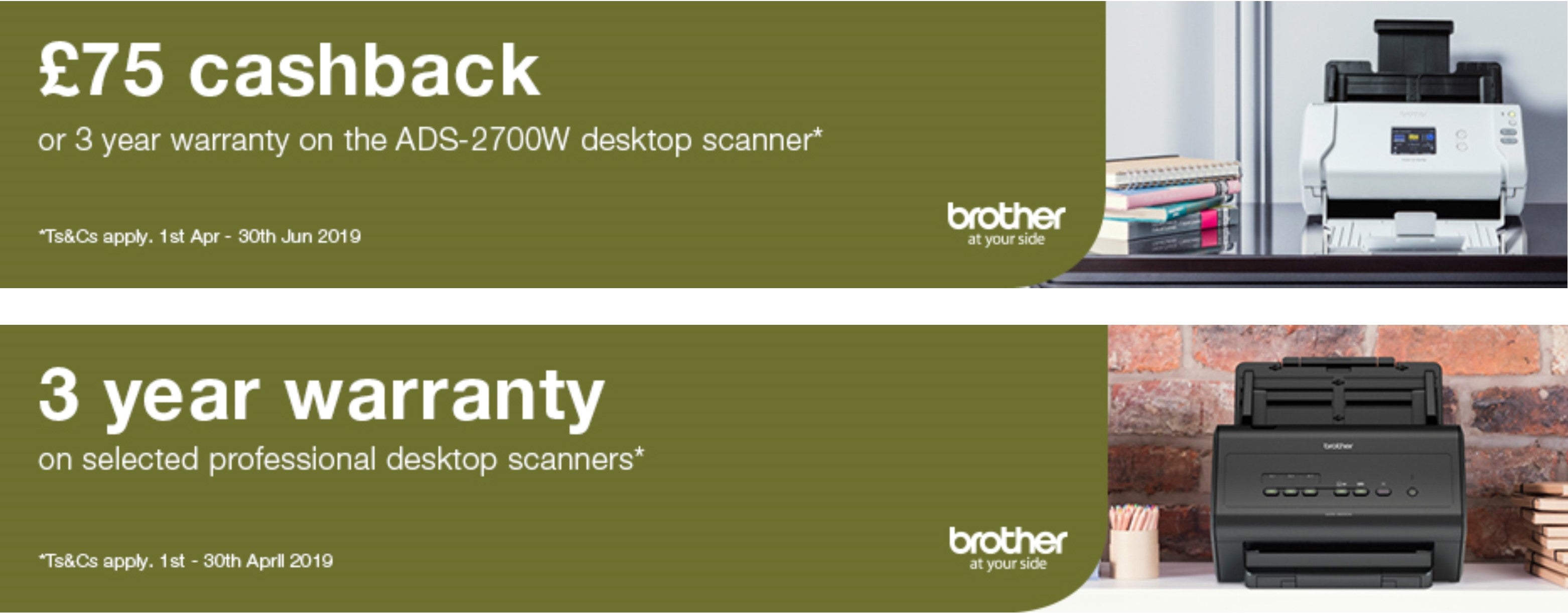 Brother April Scanner Promtions | RTS Imaging-Superstore