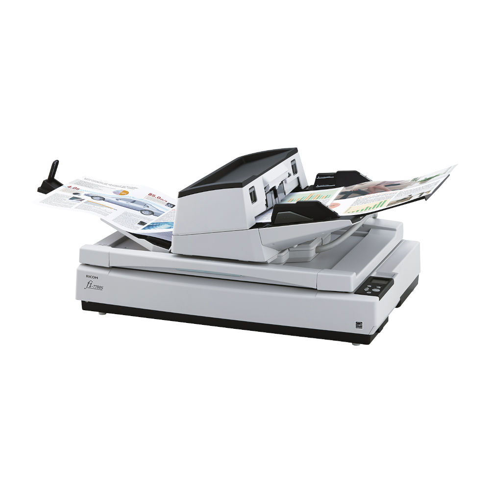 Ricoh FI-7700S Simplex Scanner With Flatbed | RTS Imaging-Superstore